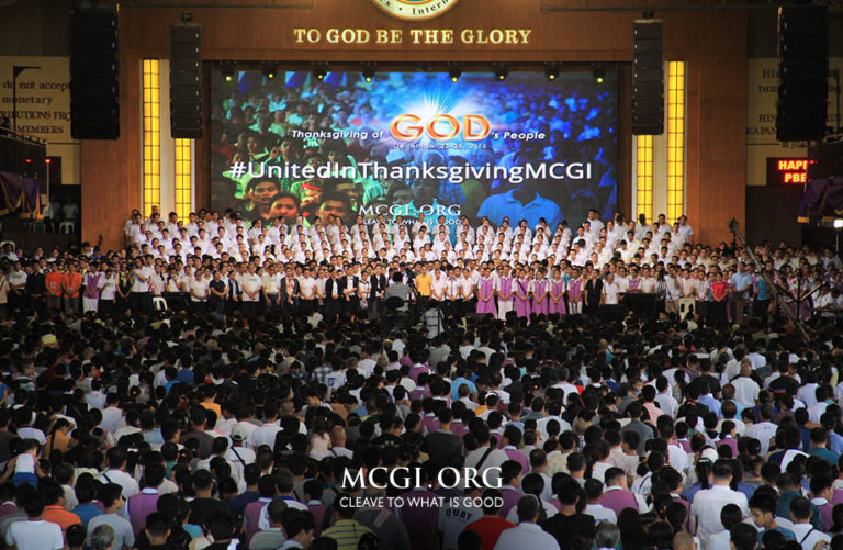 MCGI Concludes 4th Quarter Thanksgiving of God's People of 2016 in Awe ...