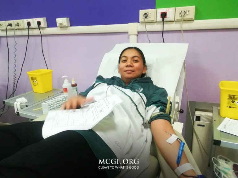 MCGI Hosts Mass Blood Drive in Rome, Italy - MCGI.org