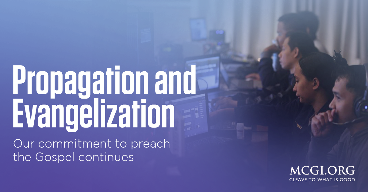 Propagation and Evangelization Efforts - MCGI.org