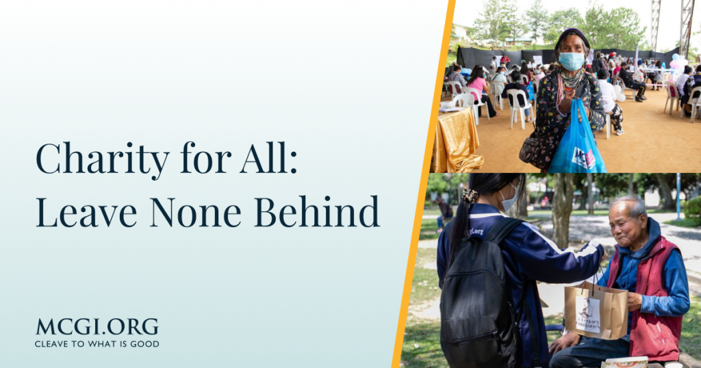 Charity for All: Leave None Behind - MCGI.org
