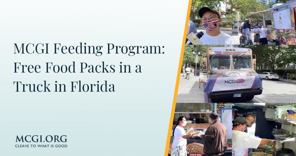 MCGI Feeding Program: Free Food Packs in a Truck in Florida - MCGI.org
