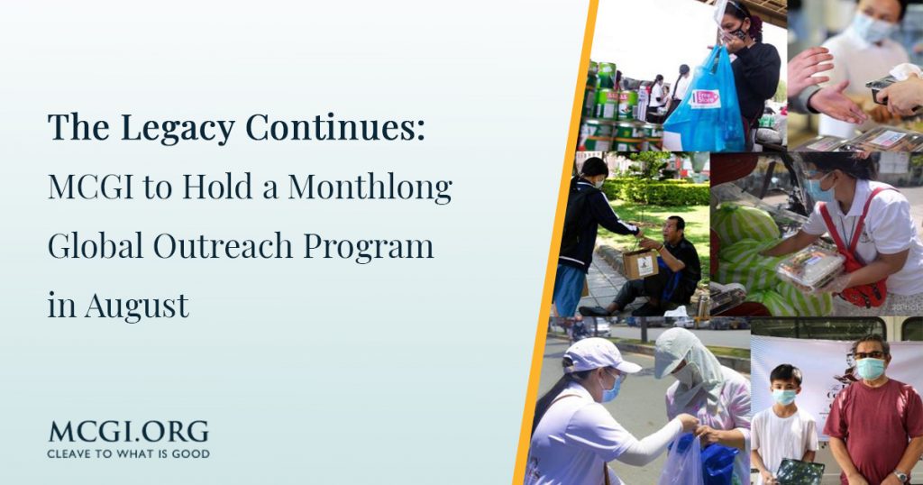The Legacy Continues: MCGI to Hold a Monthlong Global Outreach Program ...