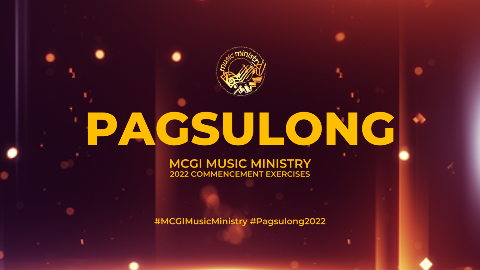 The MCGI Music Ministry celebrates the achievements of trainees and ...